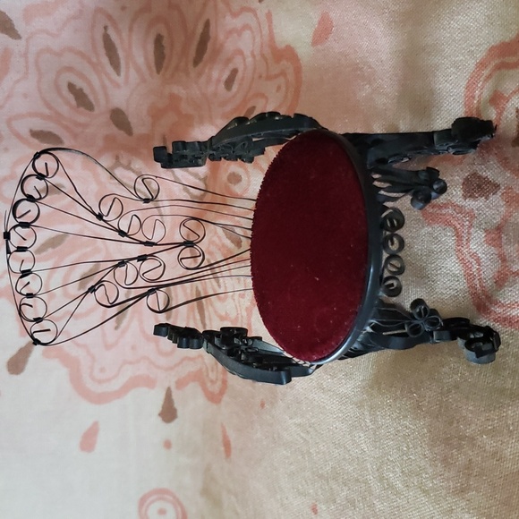 Vintage | Other | Vintage Curled Tin Can Chair Vintage Metal Chair ...